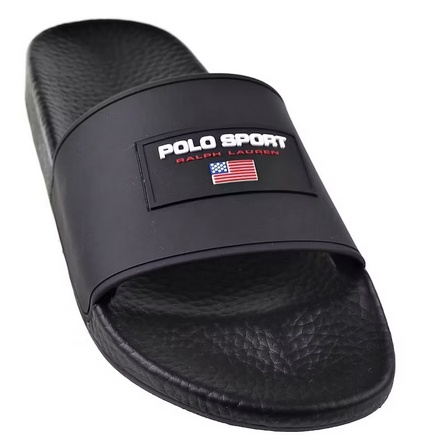 Polo Ralph Lauren Polo Sport Slide Black – Pure Soles PH