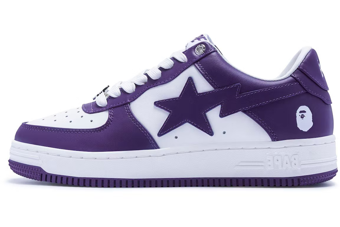 A Bathing Ape Bape Sta White Purple (2022) – Pure Soles PH