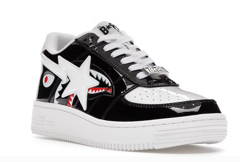 A Bathing Ape Bape Sta Low Color Block Shark Black – Pure Soles PH