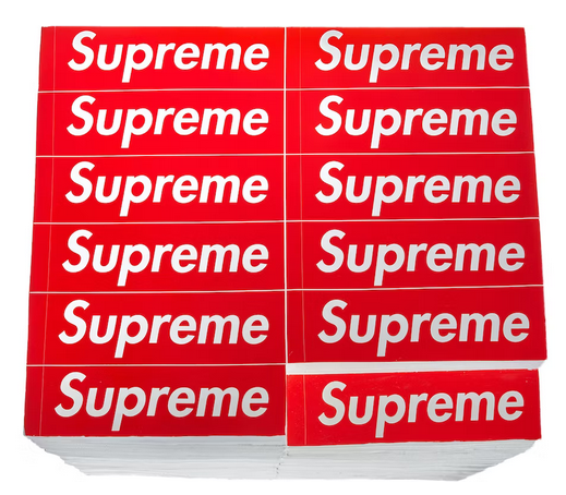 Supreme Rotary Hero Sticker Bricks Stool Side Table Red – Pure Soles PH